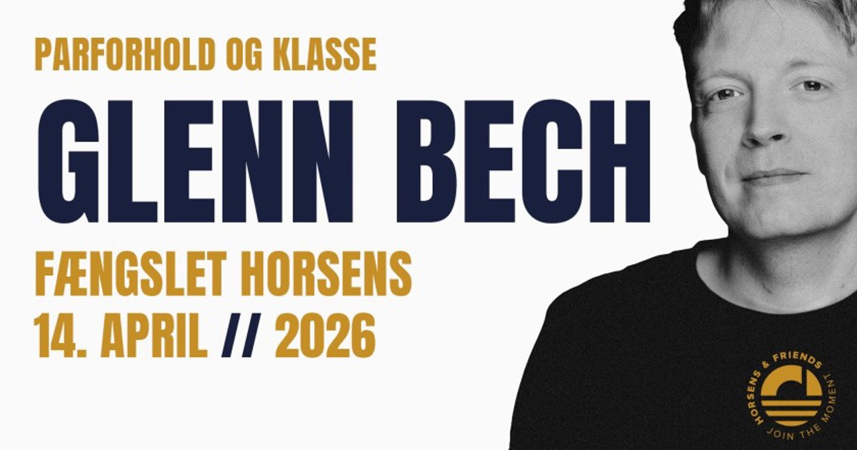 Foredrag med Glenn Bech på FÆNGSLET