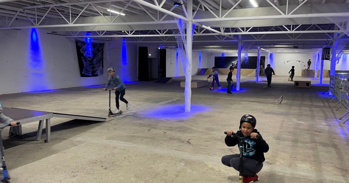 Jail Rail Skatehal i vinterferien i Horsens